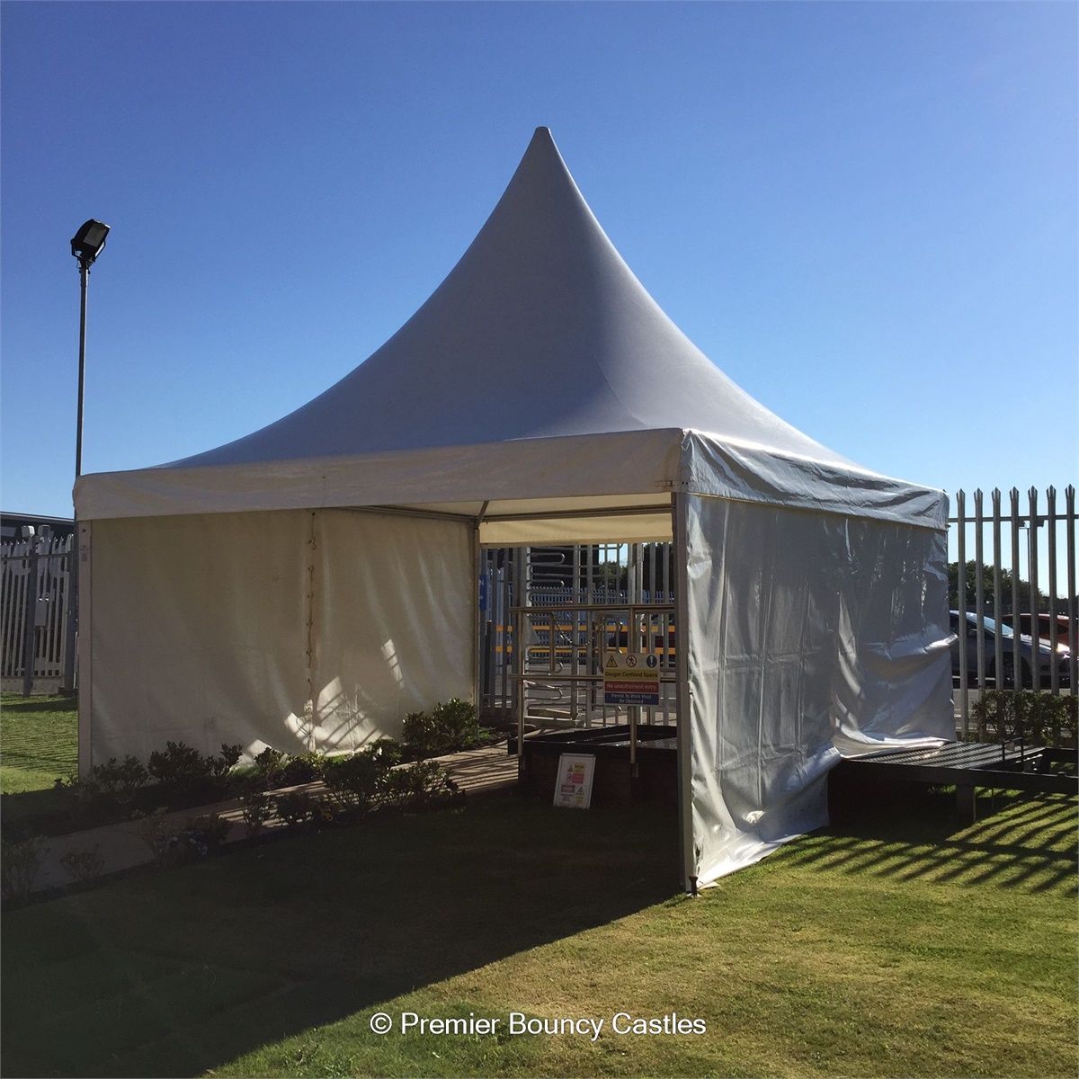 6m x 6m Pagoda Marquee - Bouncy Castle, Rodeo Bull And Bucking Bronco ...
