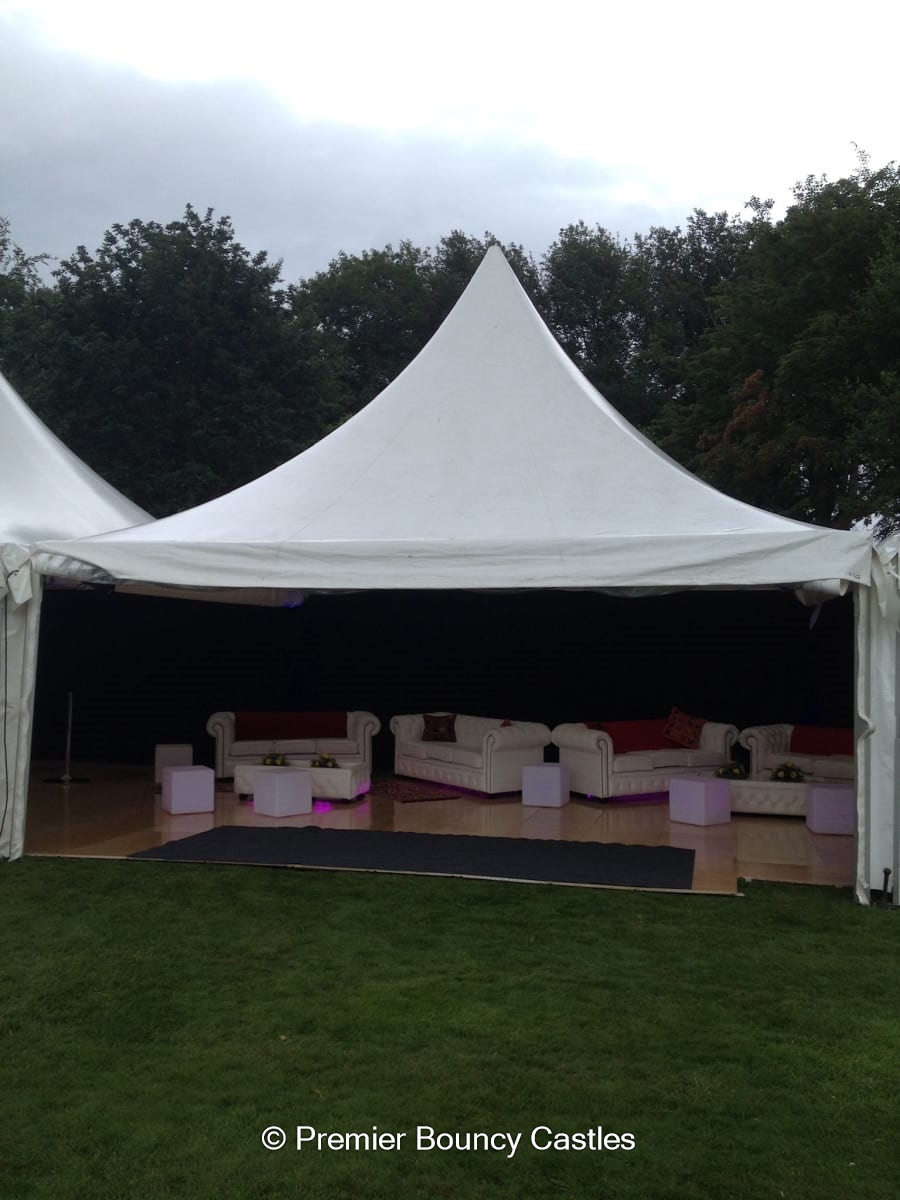 6m x 6m Pagoda Marquee - Bouncy Castle, Rodeo Bull And Bucking Bronco ...