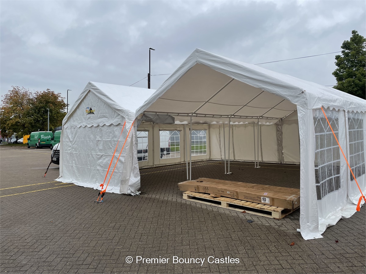8m x 8m Marquee - Bouncy Castle, Rodeo Bull And Bucking Bronco Hire in ...