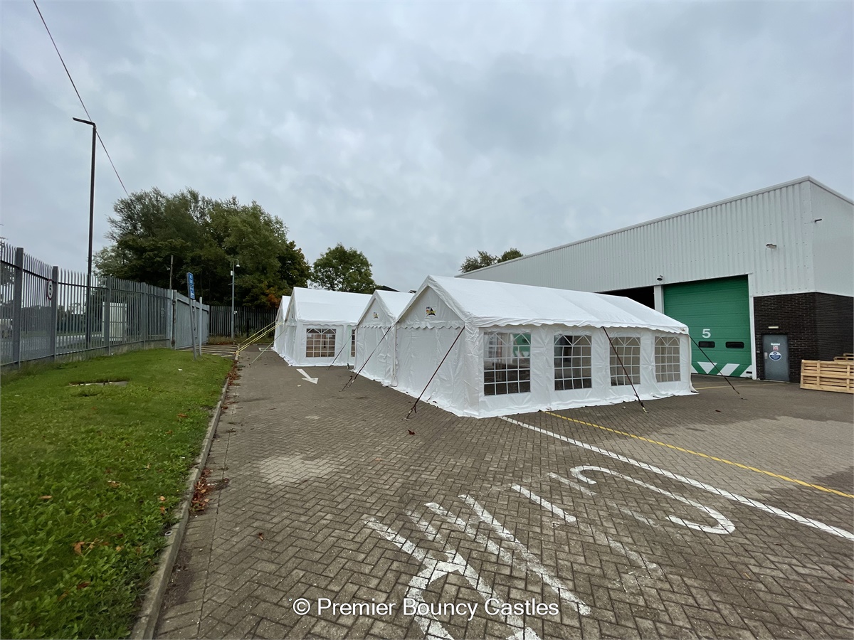 8m x 8m Marquee - Bouncy Castle, Rodeo Bull And Bucking Bronco Hire in ...