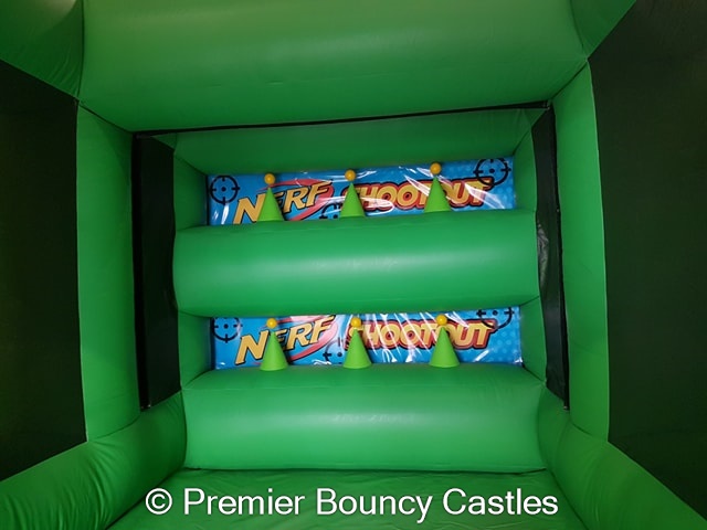 Inflatable Nerf Shooting Range - Bouncy Castle, Rodeo Bull And Bucking ...